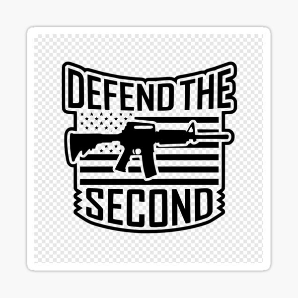 "Defend the Second Amendment Sticker" Sticker for Sale by CarsNStuff ...
