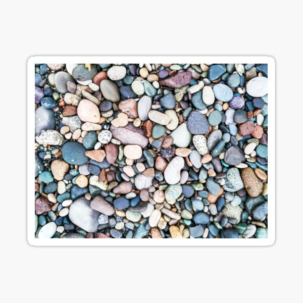 "collection of river rocks" Sticker for Sale by cree8it | Redbubble