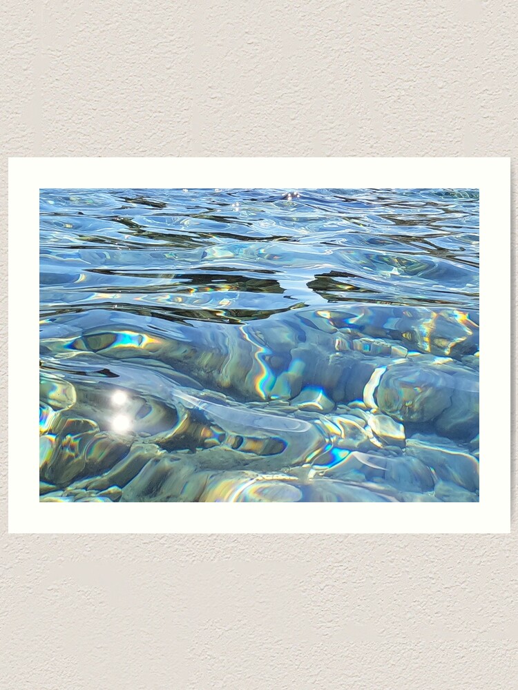 "Sea surface water texture" Art Print for Sale by Kate-P- | Redbubble
