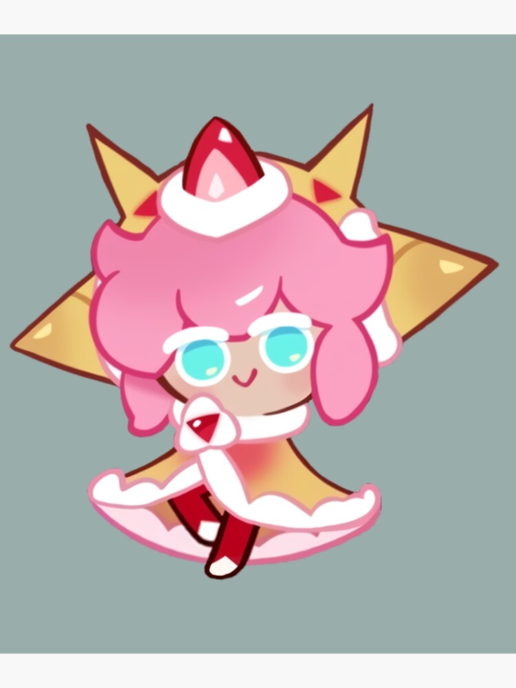 "Strawberry Crepe Cookie! Cookie Run Kingdom" Art Print for Sale by ...