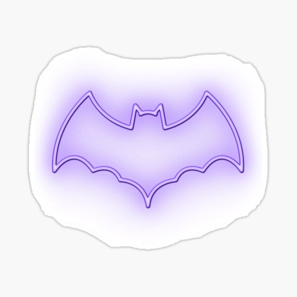 "NEON BAT " Sticker for Sale by Kundansarpe | Redbubble