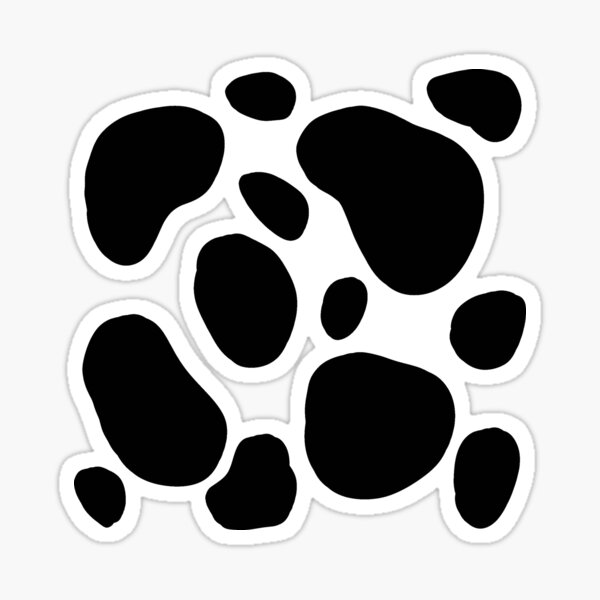 "cow print" Sticker by kacartwright | Redbubble