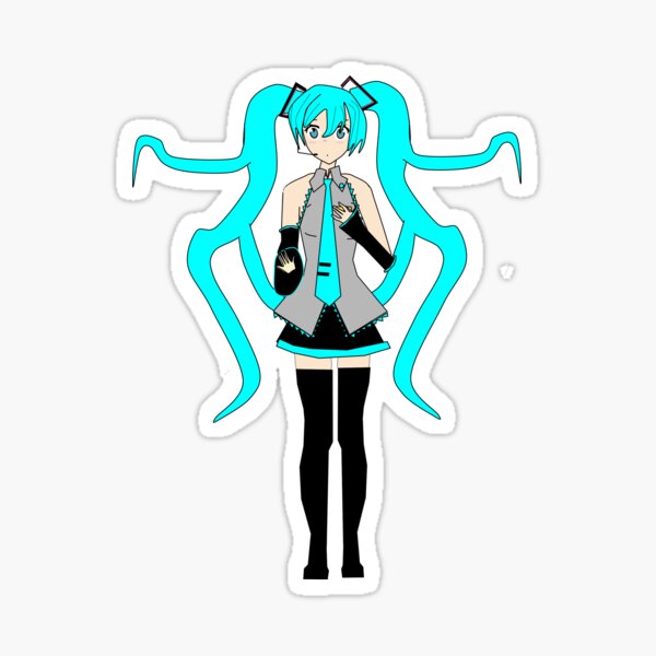 "virtual pop star sitcker" Sticker for Sale by pepperdIp | Redbubble
