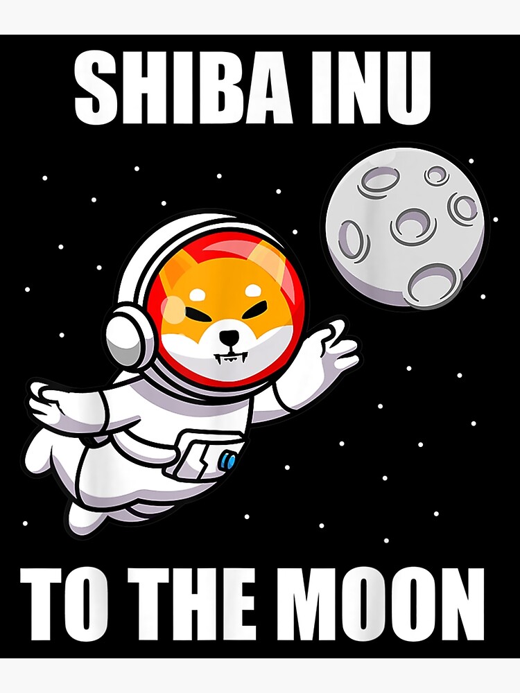 "Shiba Inu Coin Shiba Inu Crypto Shib To The Moon Shiba Token" Canvas ...
