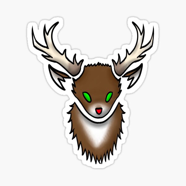 "Rudolph icon" Sticker by cryoark | Redbubble