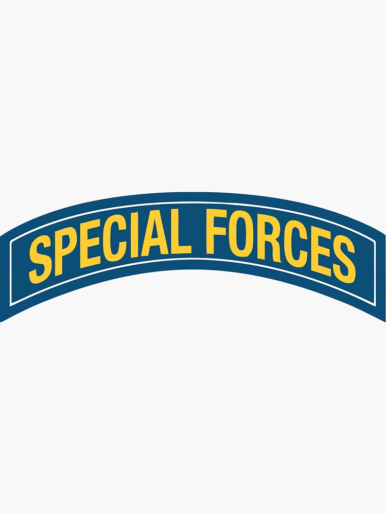 "Special Forces Sticker" Sticker for Sale by CarsNStuff | Redbubble