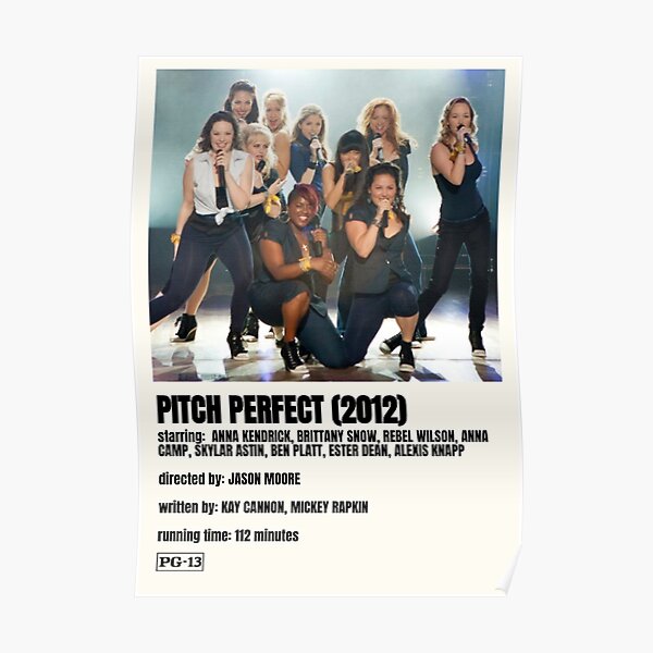 "Pitch Perfect Movie" Poster for Sale by Rachel Grace | Redbubble