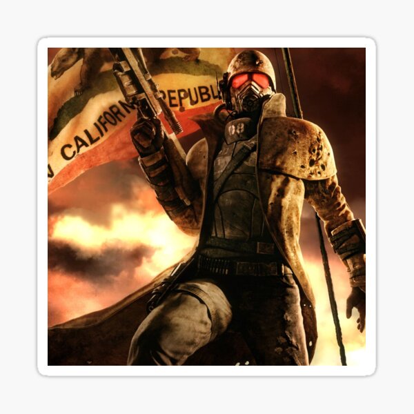 "Fallout NCR Flag" Sticker for Sale by Vintage-Travler | Redbubble