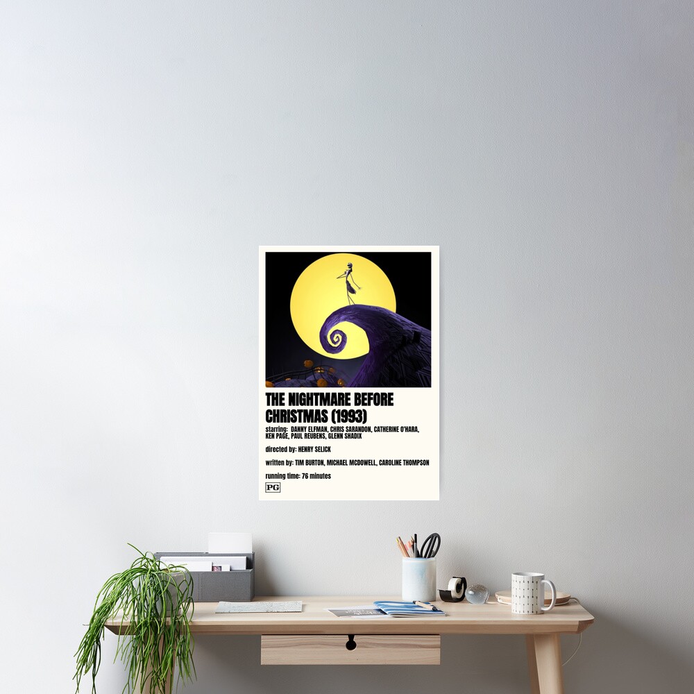 "The Nightmare Before Christmas Movie" Poster for Sale by rachwoz14 ...