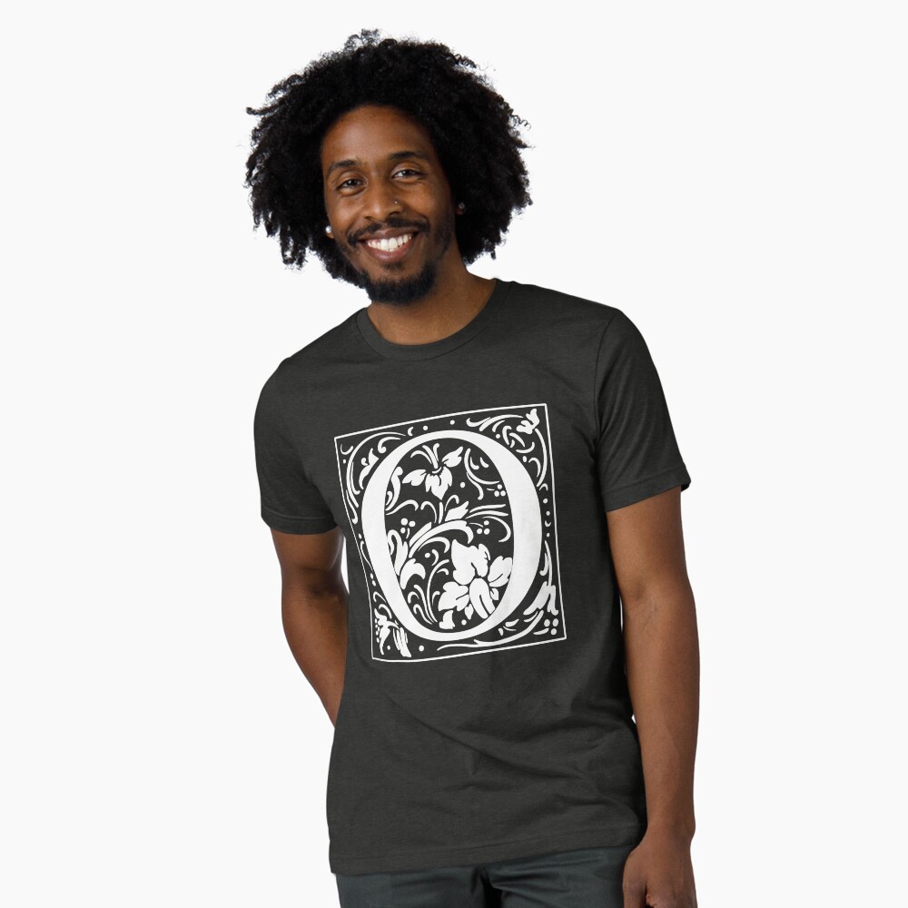 "Illuminated Initial O" Sticker for Sale by rogue-design | Redbubble