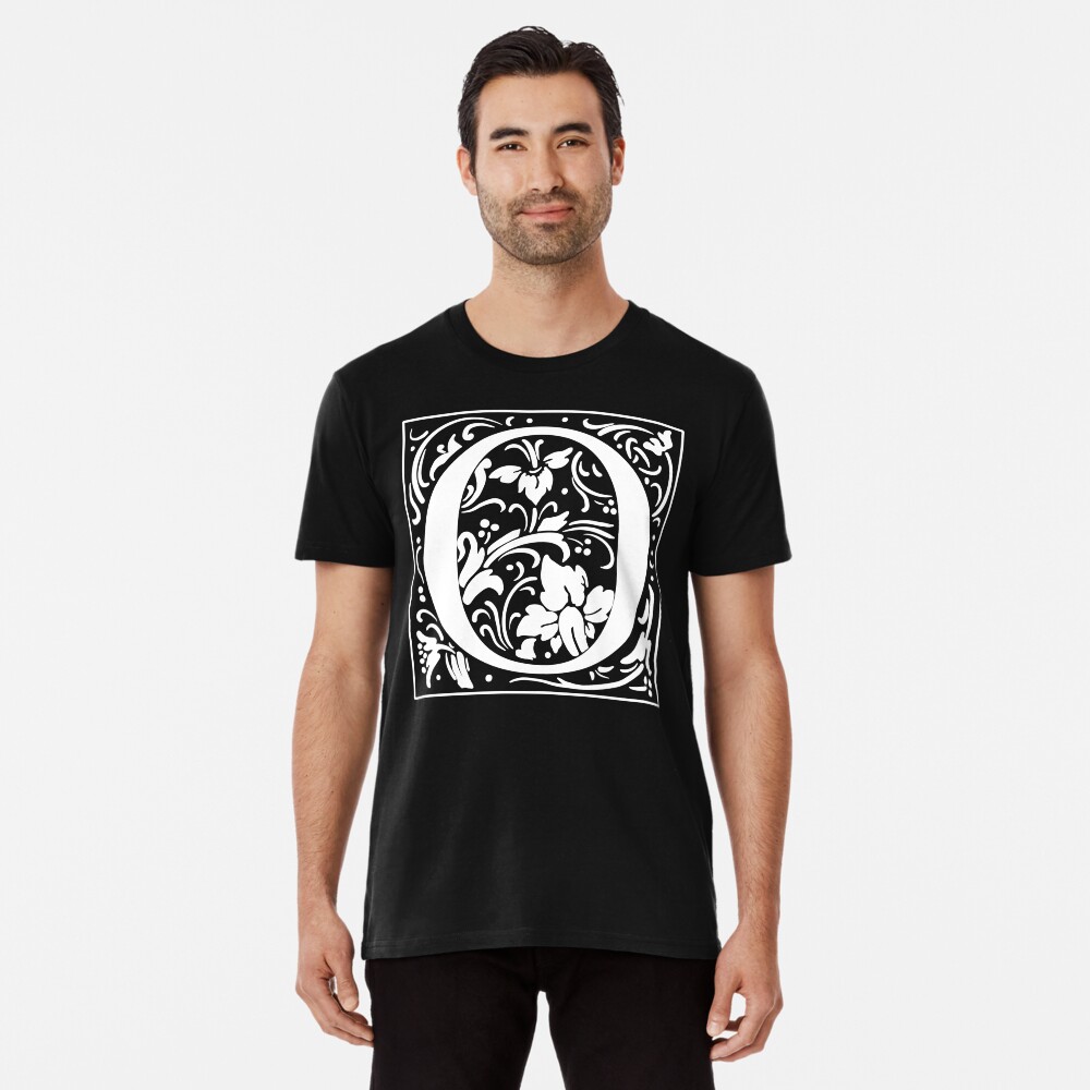 "Illuminated Initial O" Sticker for Sale by rogue-design | Redbubble