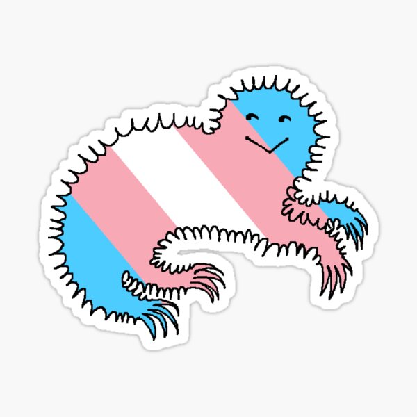 "trans demon" Sticker by InkTheCrow | Redbubble