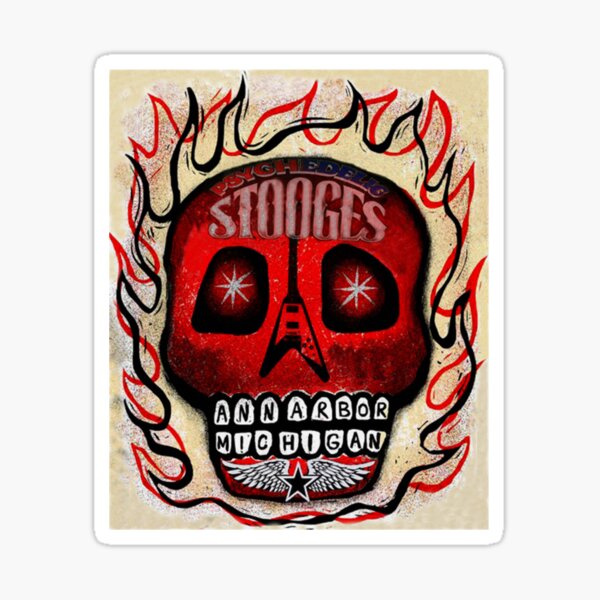 "Iggy and the Stooges| Perfect Gift" Sticker for Sale by vergigloria ...
