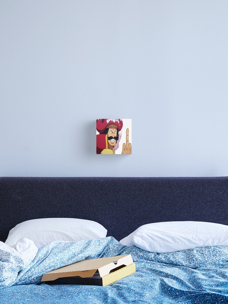 "Gol D. Roger Middle Finger" Canvas Print for Sale by Anime-Burger ...