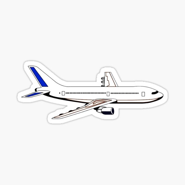 "Airplane Flight Cartoon" Sticker for Sale by Ljubo339- | Redbubble