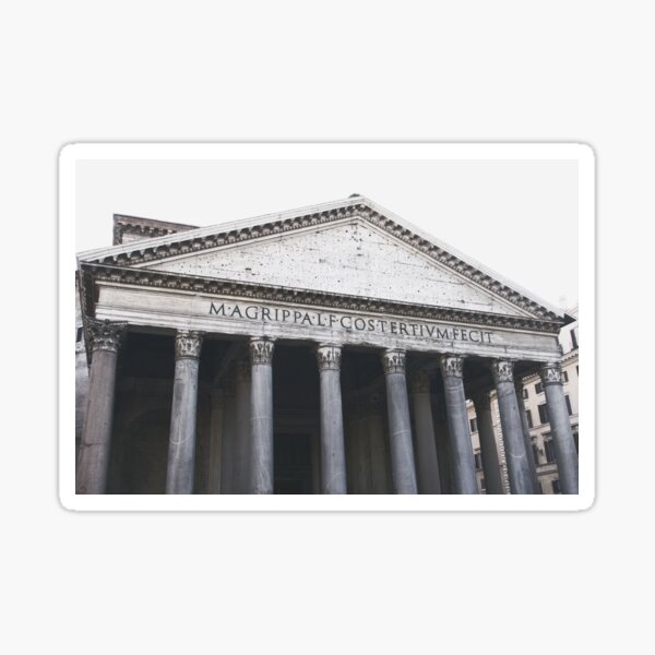 "Pantheon In Rome" Sticker for Sale by ibphotos | Redbubble