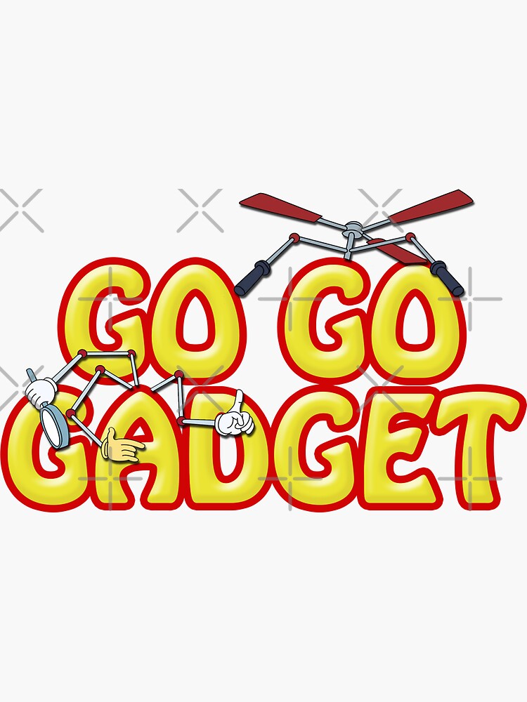 "Go Go Gadget! Inspector Gadget - 1980s and 1990s" Sticker for Sale by ...