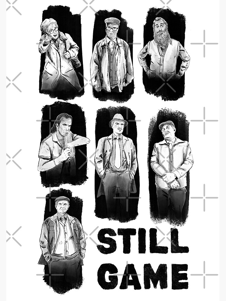 "Still Game Characters" Poster for Sale by amymojo | Redbubble