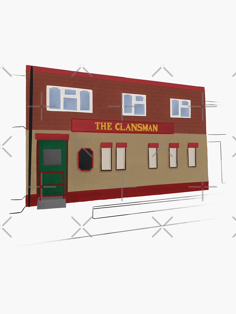"The Clansman, Still Game" Sticker for Sale by amymojo | Redbubble
