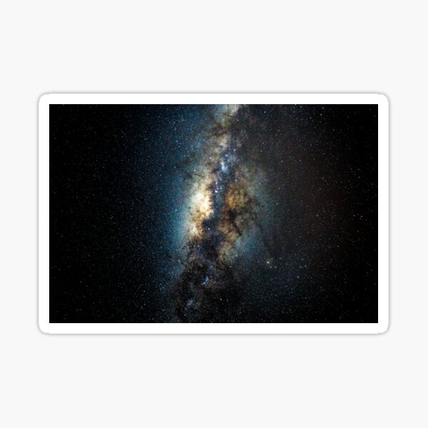 "Milky Way Galaxy - Space Stars Astrophotography Night Sky" Sticker for ...