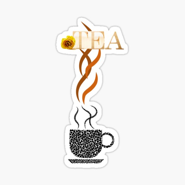 "STEAMING HOT TEA!" Sticker by Win-Designs | Redbubble