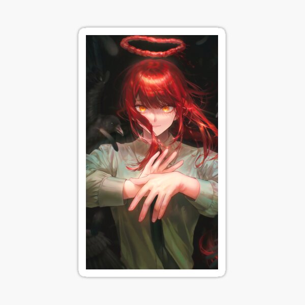 "Chainsaw Man - Makima" Sticker for Sale by SaucyBandit | Redbubble