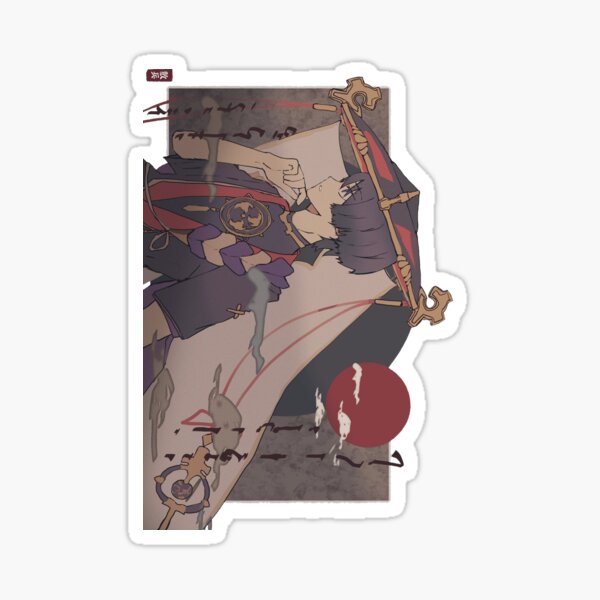 "Scaramouche Genshin Impact" Sticker by timelessknight | Redbubble