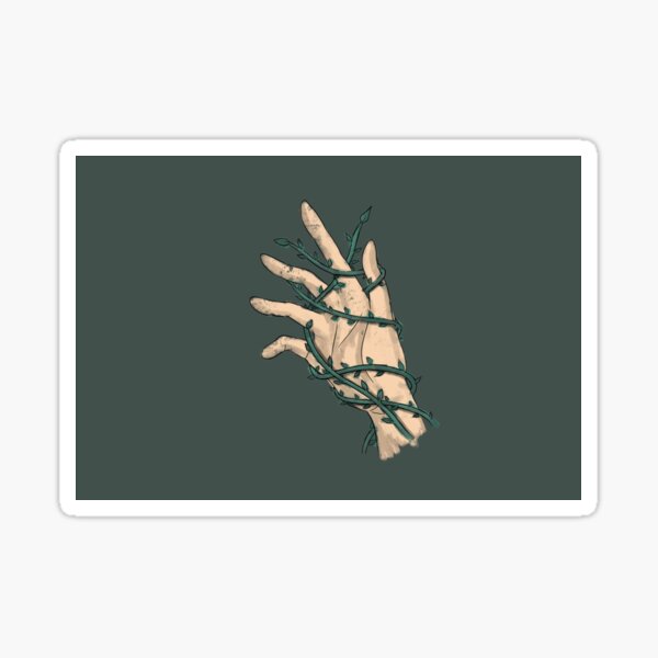 "Hands aesthetic" Sticker for Sale by ArusLupus | Redbubble