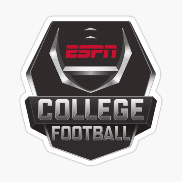 "ESPN College Football Sticker" Sticker for Sale by JohnCarpente ...