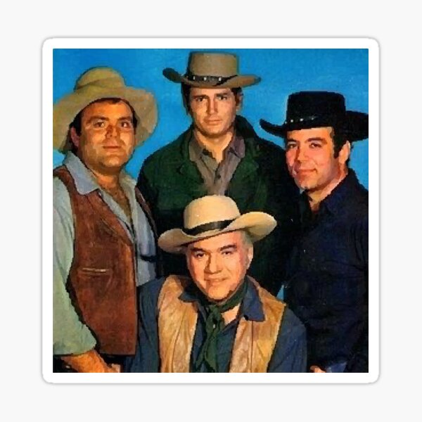 "BONANZA family" Sticker for Sale by bethgabe | Redbubble