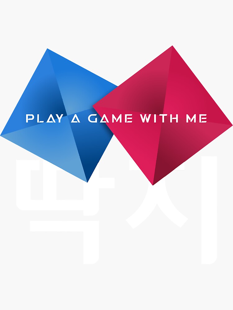 "Ddakji - Squid Game Classic" Sticker for Sale by gexragnes | Redbubble