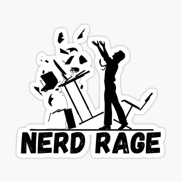 "Nerge Rage" Sticker for Sale by Zevaa | Redbubble