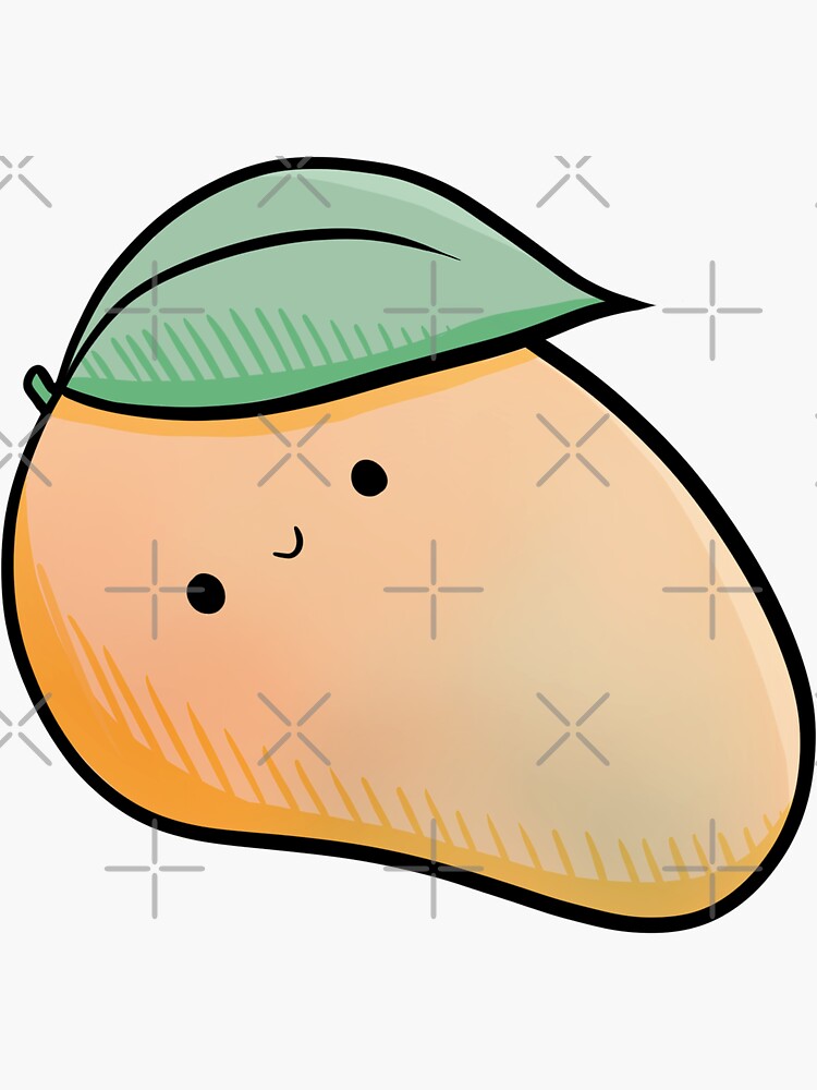 "Chibi mango sticker" Sticker by TeaZigns | Redbubble