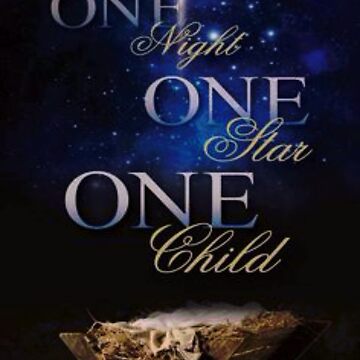 "One night one star one child." Sticker for Sale by shaggydawgg | Redbubble