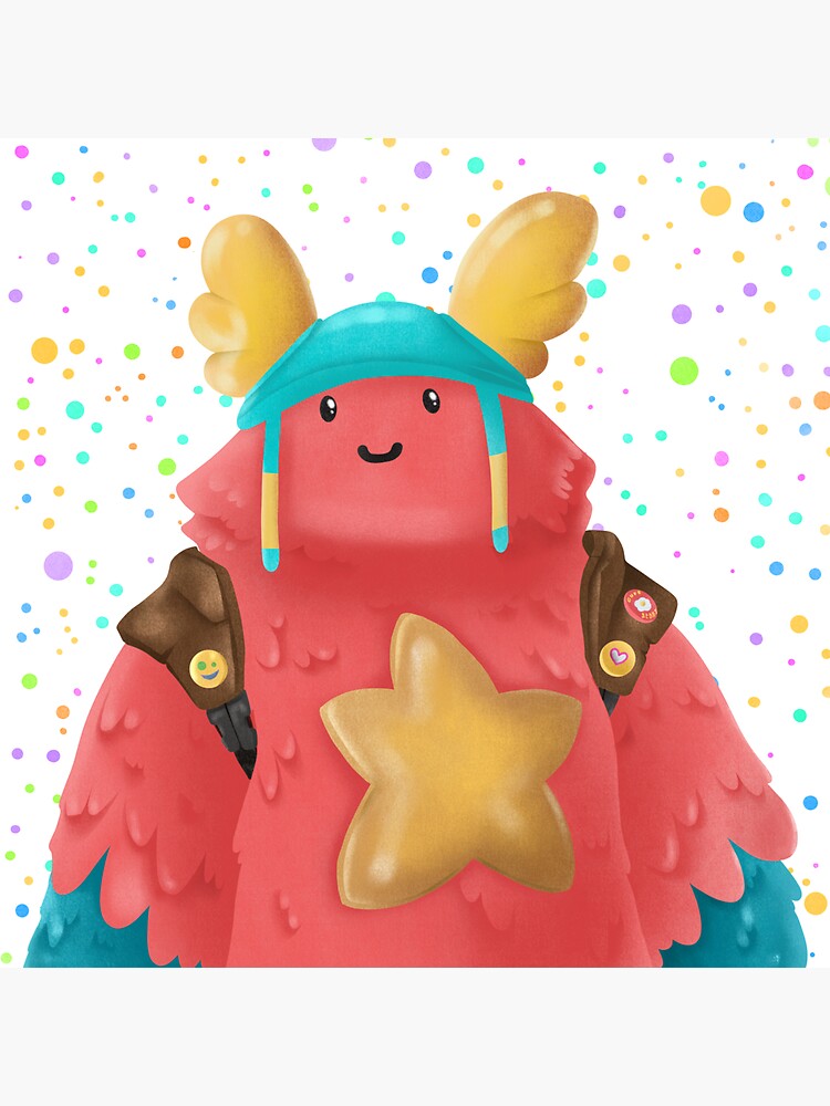 "Cute Confetti Guff " Sticker for Sale by SmoothyToons | Redbubble