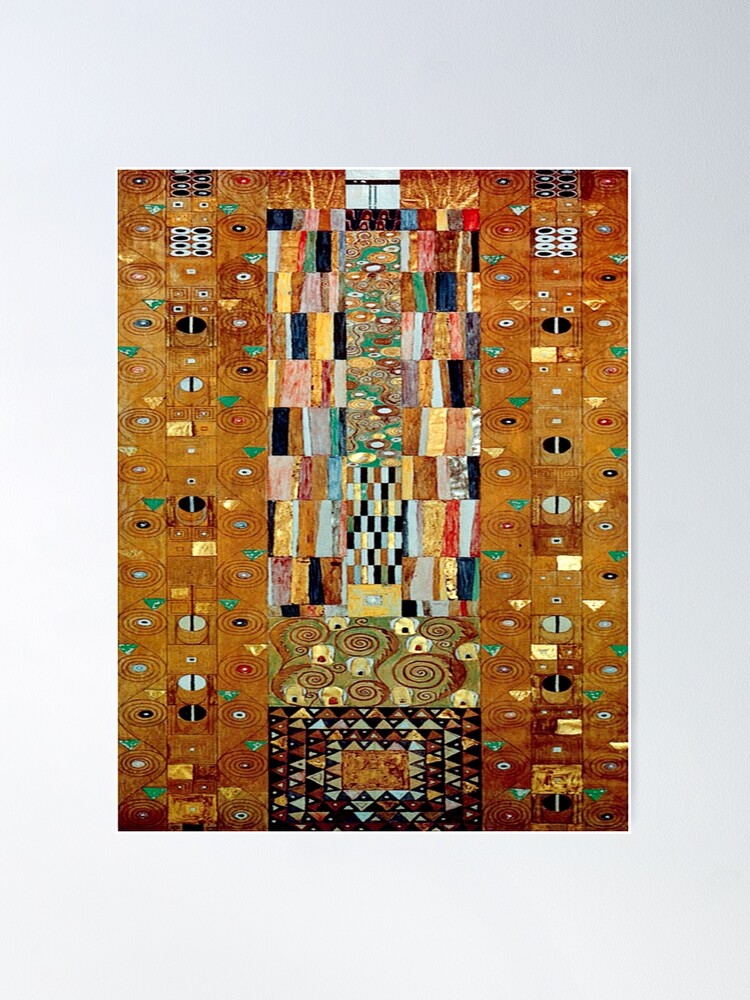 Poster for Sale mit "Gustav Klimt | Das Rittermosaik (Stoclet Fries ...
