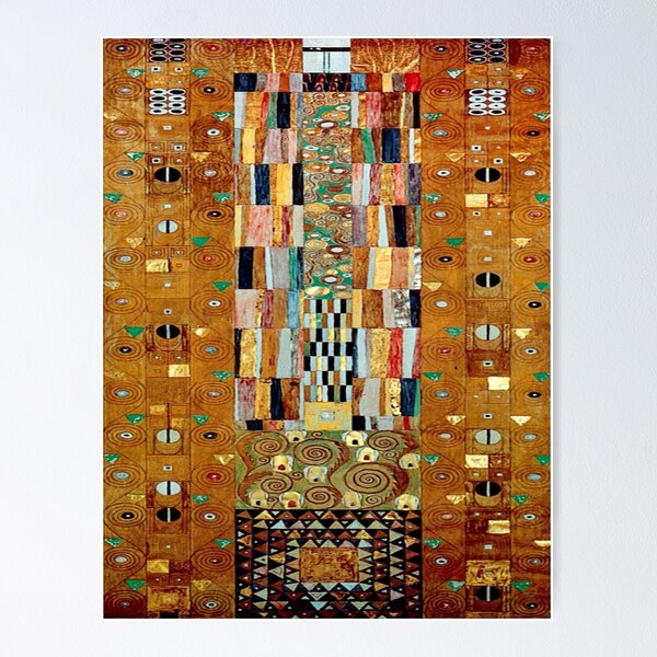 Poster for Sale mit "Gustav Klimt | Das Rittermosaik (Stoclet Fries ...