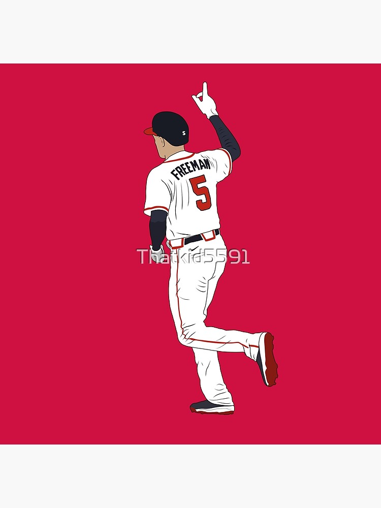 "Freddie Freeman Home Run" Poster for Sale by Thatkid5591 | Redbubble