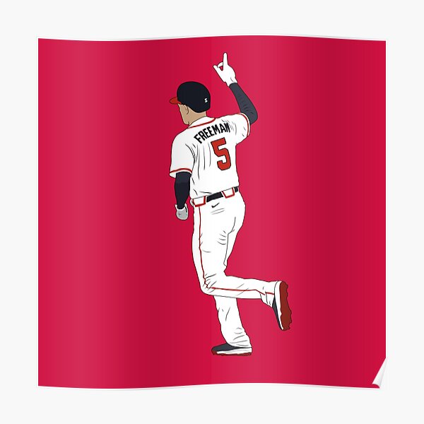 "Freddie Freeman Home Run" Poster for Sale by Thatkid5591 | Redbubble