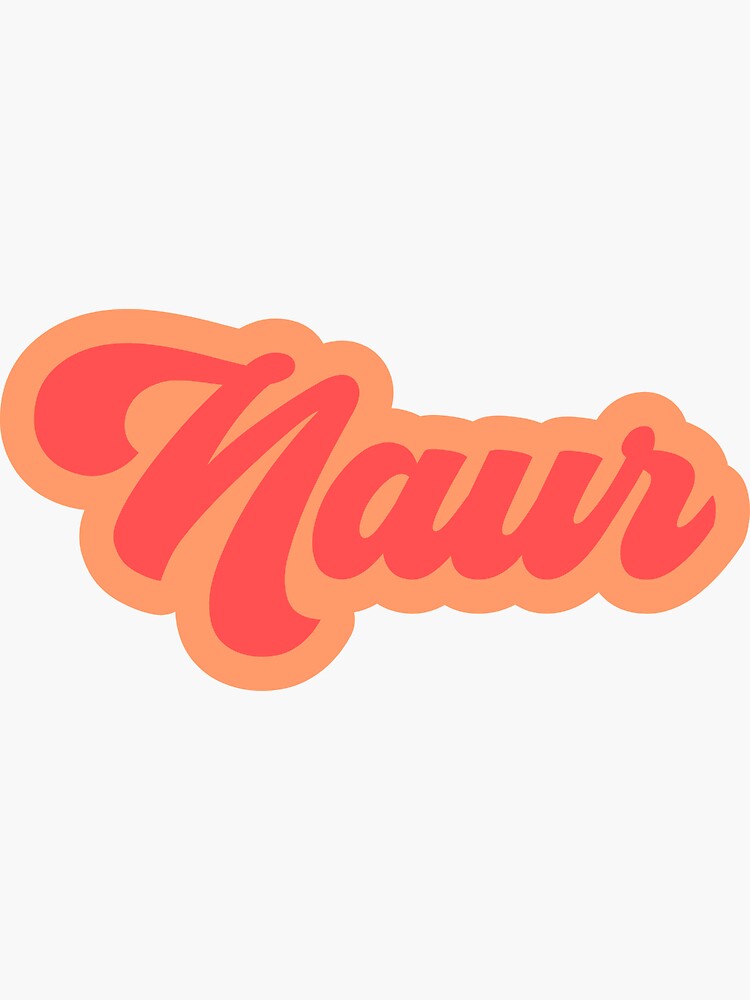 "naur" Sticker by mugstopia | Redbubble