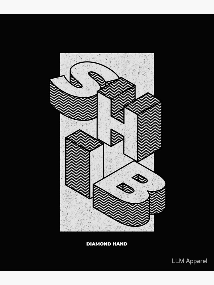 "Shib Diamond Hand" Poster for Sale by Dangerous-Dads | Redbubble