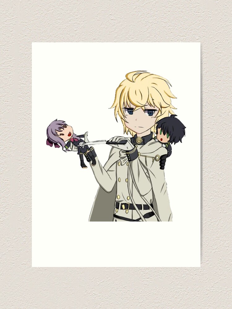 "Anime Yuichiro Mikaela Vampire Mikaela Hyakuya Cute Fan" Art Print for ...