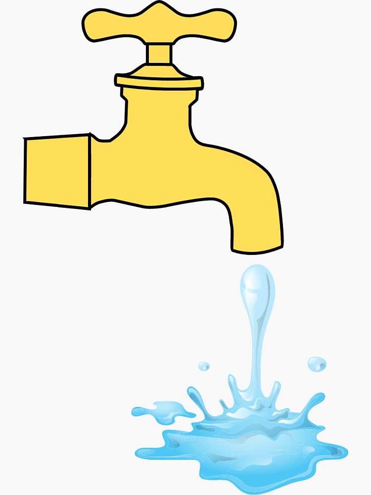 "pure water " Sticker for Sale by Hsaindesignshop | Redbubble