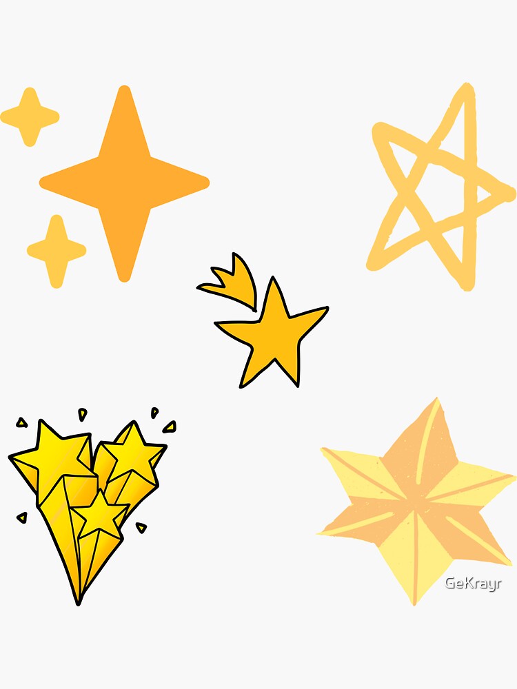 "Stars Astronomy Variety Sticker Pack" Sticker for Sale by GeKrayr ...