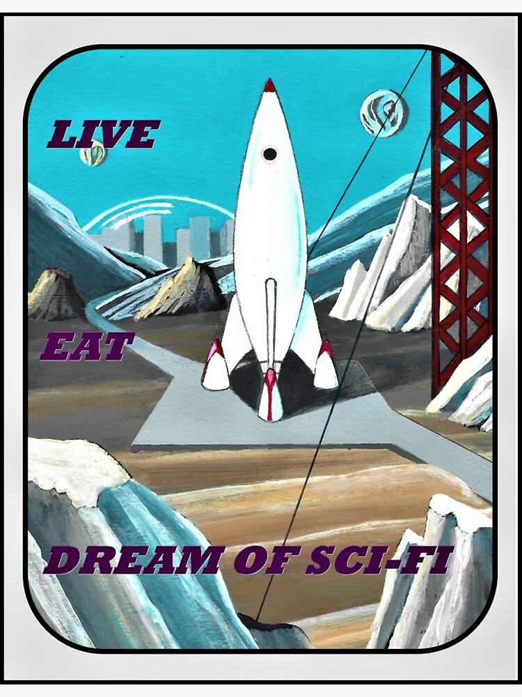 ""Conquest" (with text)" Sticker for Sale by Oldschoolscifi | Redbubble