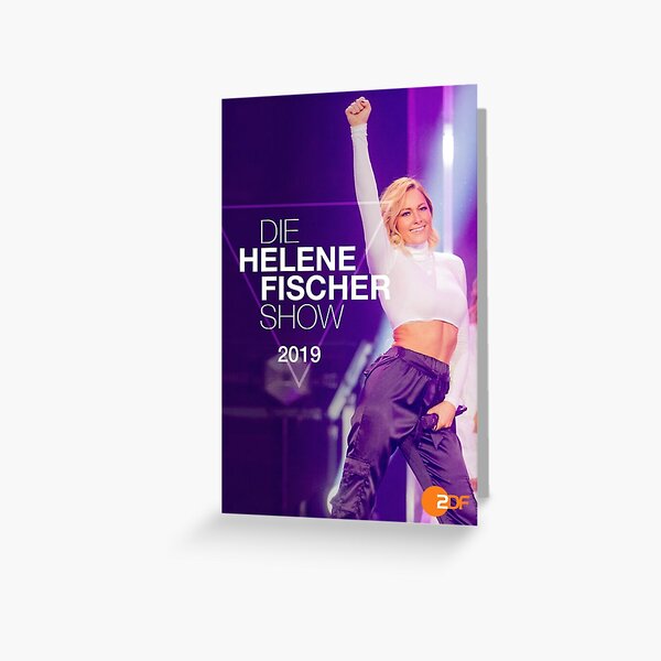 "Helene Fischer - Smile Show 2019" Greeting Card for Sale by ...