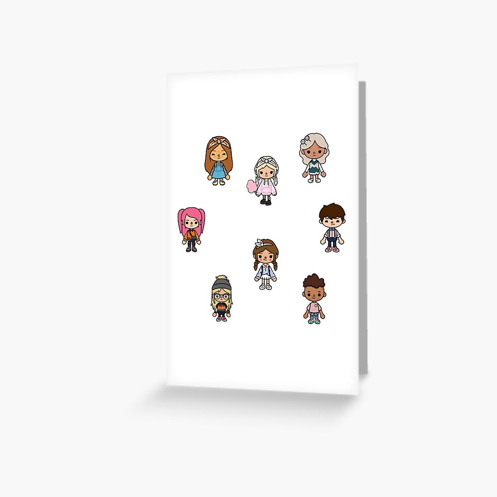 "Toca Boca Characters Pack" Greeting Card for Sale by nokenoma | Redbubble