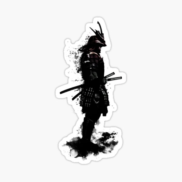"Samurai - R4L" Sticker by RENAGADE4LYF | Redbubble