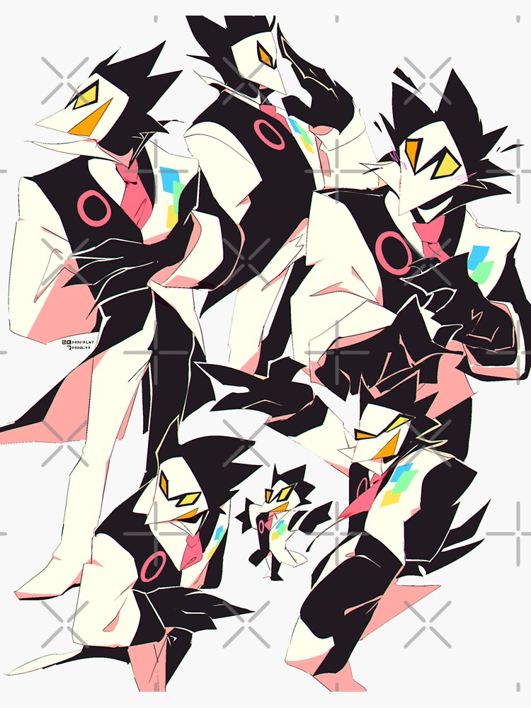 "Spamton Tshirt - Spamton Big shot Sticker" Sticker by rebelux | Redbubble