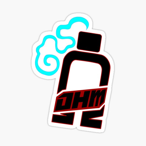 "ohm" Sticker by moonmorph | Redbubble